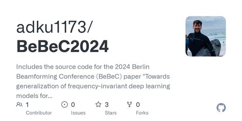 Github Adku1173bebec2024 Includes The Source Code For The 2024 Berlin Beamforming Conference