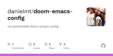 Github Danielmtdoom Emacs Config My Opinionated Doom Emacs Config