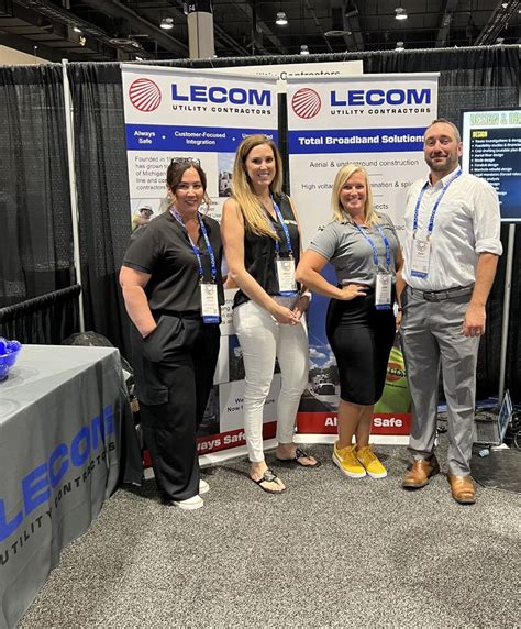 Lecom Utility Contractors On Linkedin Fiberconnect2023 Networking Telecom Broadband