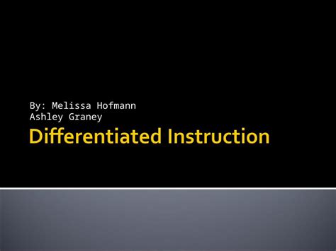 Ppt Differentiated Instruction Powerpoint Dokumen Tips