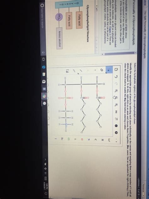 Solved Identify The Appropriate Group Of Atoms By Selecting