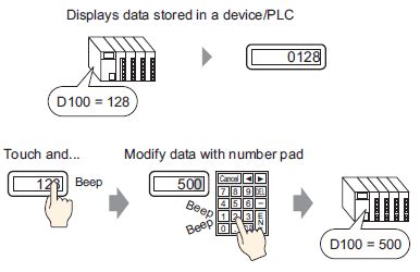 Displaying Inputting Numeric Data