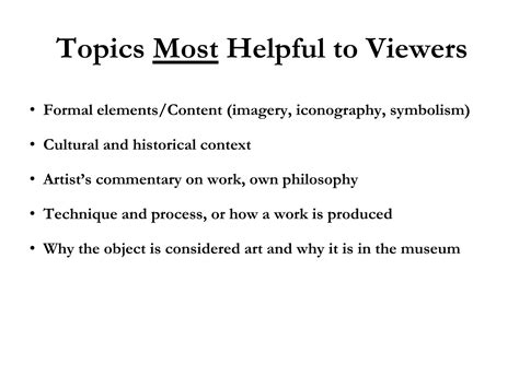 Writing Effective Interpretive Labels For Art Exhibitions A Nuts And