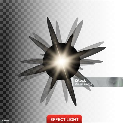 광선으로 빛나는 조명 효과의 그림을 벡터와 렌즈 플레어 광선에 대한 스톡 벡터 아트 및 기타 이미지 광선 광학 작용 나이트클럽 Istock