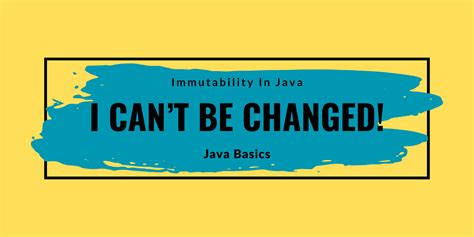 The One With Immutable Classes As A Human Being We Are Not So By