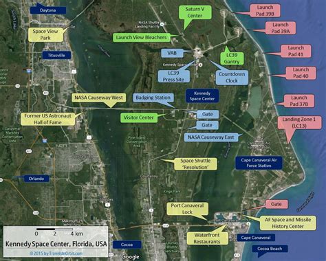 Nasa Kennedy Space Center Map