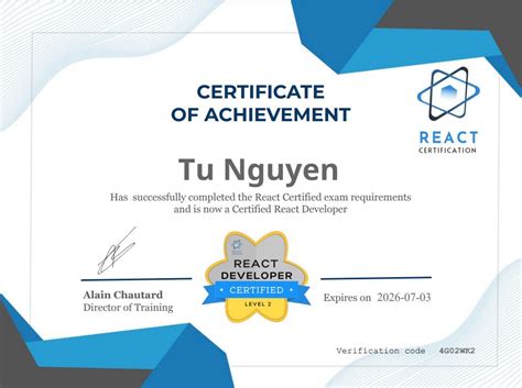 React Certification On Linkedin Reactcertification Reactjs Vietnam