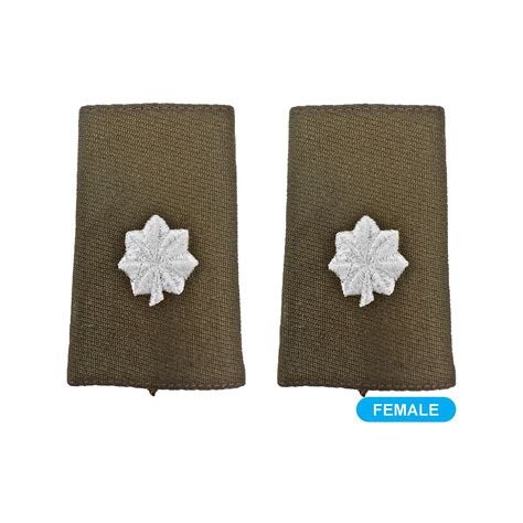 U S Army Agsu O5 Lieutenant Colonel Epaulets Female Pr Sta Brite Insignia Inc