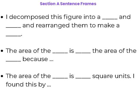 Illustrative Math 6th Grade Unit 1 Sentence Frames English Spanish