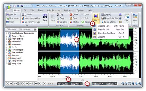 How To Add Echo Effect To An Audio File Audio Record Edit Toolbox
