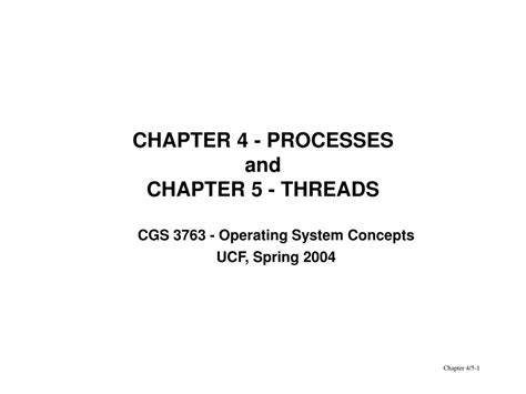 Ppt Chapter 4 Processes And Chapter 5 Threads Powerpoint Presentation Id3946598