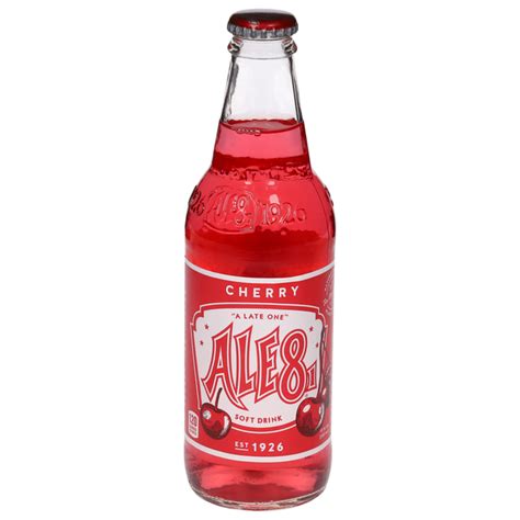 Ale8 Soft Drink Logo Ale 8 One® Cherry Soda Bottles 6 Pk 7 Fl Oz