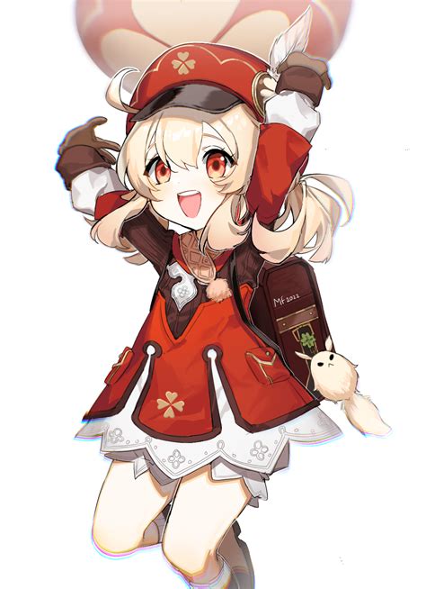 Klee And Dodoco Genshin Impact Drawn By Mary Felizola Danbooru