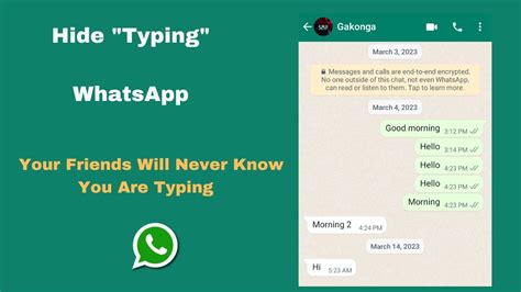 How To Hide Typing” And Online In Whatsapp Without Apps Stop Whatsapp Typing And Online Status