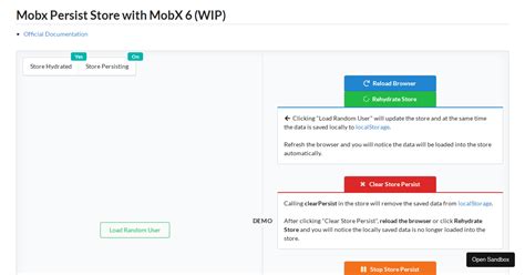 Mobx Persist Store With Mobx 6 Forked Codesandbox