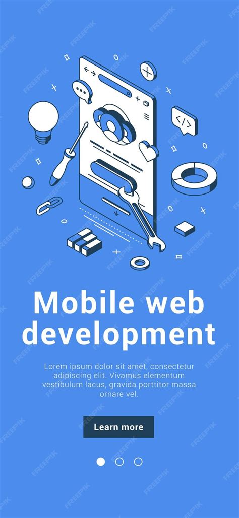 Premium Vector Mobile Web Application Development Debug Smartphone Screen Testing Usability