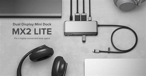 Buy Usb C Dual Display Dock Mx2 Lite Displayport Edition Online At Alogic