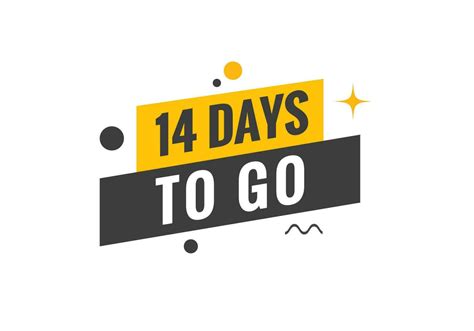 14 Days To Go Vector Art Icons And Graphics For Free Download