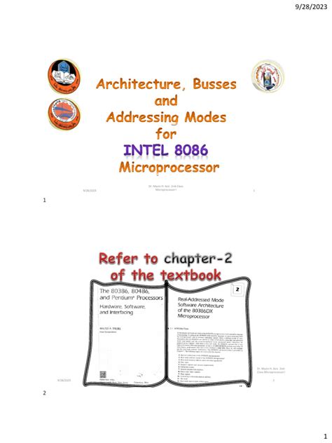 Micro 3 Architecture Buses And Addressing Modes 2 10 2023 Pdf Central Processing Unit