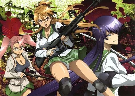 Highschool Of The Dead Wallpaper Saeko