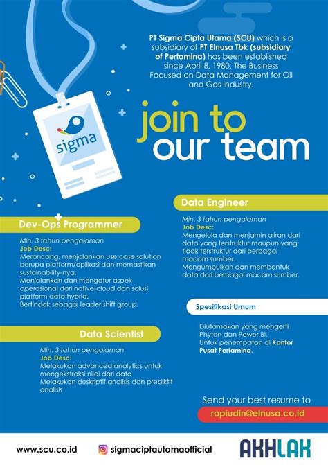 adi yatama adi guna on linkedin lowongankerja dataengineer devops