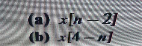 solved express signals a and b in terms of the summation