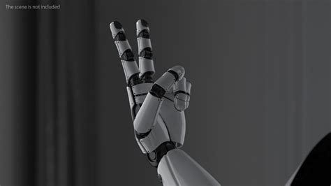 로봇 손 두 손가락 포즈 3d 모델 69 Gltf Obj Ma Max Upk Unitypackage C4d
