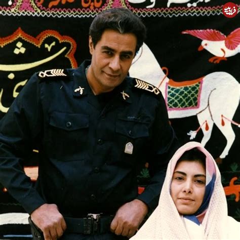 عکس تصاویری زیرخاکی از لادن طباطبایی با چادر در کنار خسرو شکیبایی در