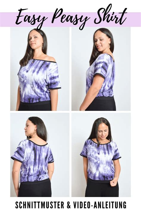 Einfaches Shirt Nähen Mit Schnittmuster Diy Mode