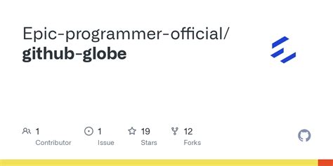 GitHub Epic Programmer Official Github Globe