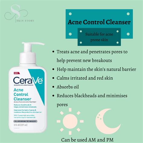 Cerave Acne Control Cleanser 2 Salicylic Acid 237 Ml Glowfy Pakistan