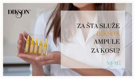Za šta služe Dikson Ampule za Kosu? Numi Hair & Beauty