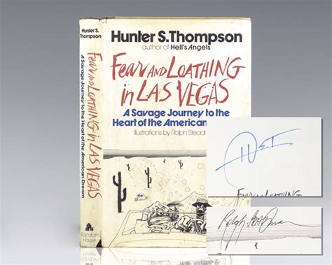Fear And Loathing In Las Vegas Hunter Thompson First Edition Signed
