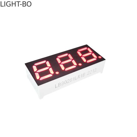 Ultra Bright Red Digit Segment LED Display Inch Common Cathode For Small Home Appliance