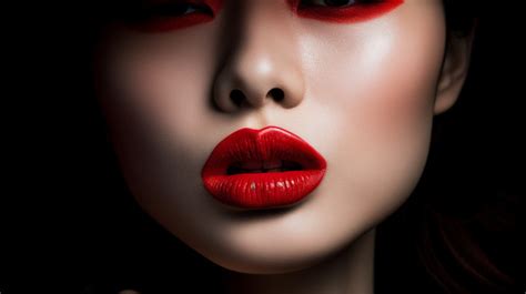 어두운 배경에 빨간 립스틱을 바른 금색 립스틱 3d 그림 립스틱 3d 렌더링 고화질 사진 사진 배경 일러스트 및 사진 무료 다운로드 Pngtree