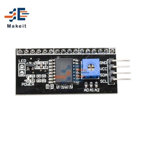1602โมดูลจอแสดงผลชนิด Lcd Pcf8574t Mcp23017บอร์ดอะแดปเตอร์ Iic I2c
