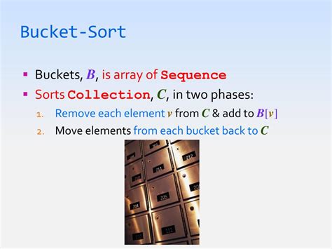 Ppt Lecture 26 Bucket Sort And Radix Sort Powerpoint Presentation Id