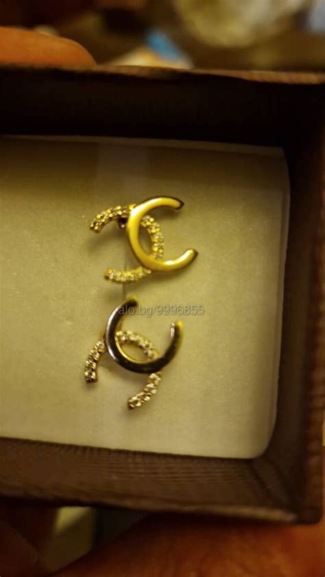 Златни обеци 14 карата Дамско бижу Злато Бижута Перник