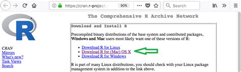 R Installation Mac