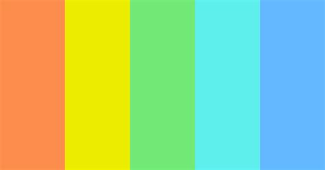 Light And Bright Color Scheme Blue