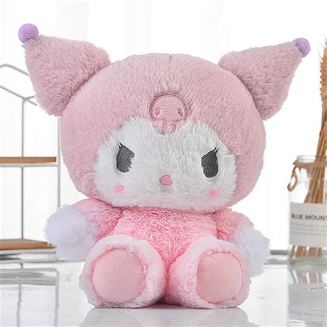 Buy 20cm Soft Pp Cotton Pink Cherry Blossom Kuromi Doll Plush Toys At