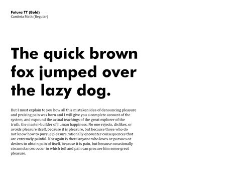 Type Pairing September 16th The Blog Bog