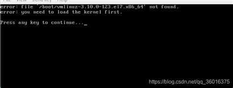 linux下对内核文件和系统初始化镜像文件丢失进行恢复 linux内核文件丢失解决 csdn博客