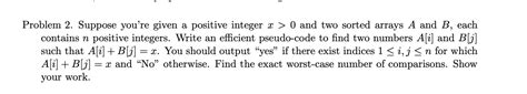 Solved Problem 2 Suppose Youre Given A Positive Integer X