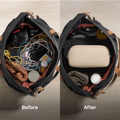 Tomtoc S Size Electronics Organizer Travel Case Water Resistant Travel Bag Cable Organizer