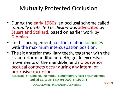 Occlusion In Fixed Partial Denture Pptx Dental Health Diseases And Conditions