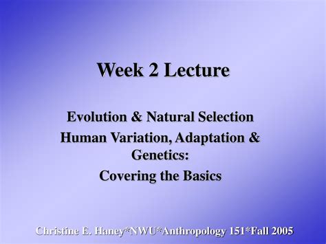 Ppt Week 2 Lecture Powerpoint Presentation Free Download Id4471108