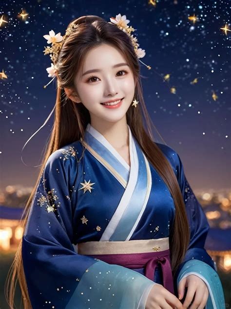 汉服国风美女（ai绘画）