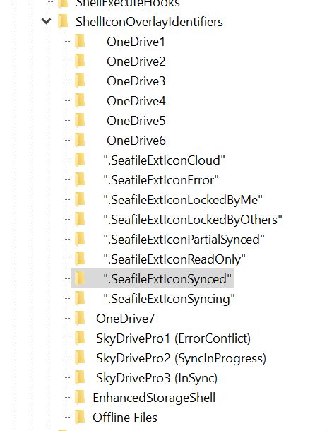 Seafile Windows Client No More Green Icon On Folder Explorer Extension Seafile Client