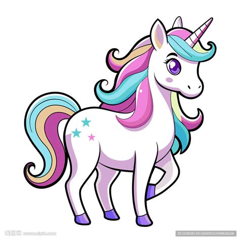 卡通独角兽设计图图片素材其他设计图库昵图网